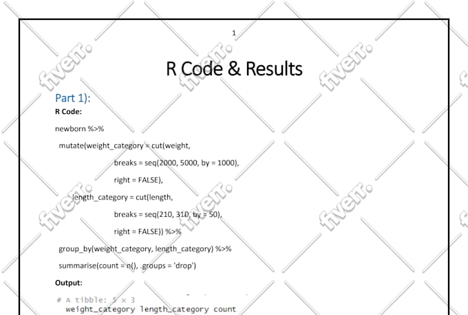 Do statistical analysis, machine learning in rstudio and jupyter notebook by S_q_pro | Fiverr